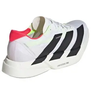 Adidas Adizero Adios Pro 4 Athletic Sneakers - Cloud White/core Black/silver Metallic