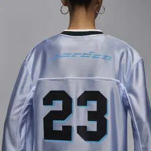 JORDAN Long Sleeve Jersey - Hydrogen Blue