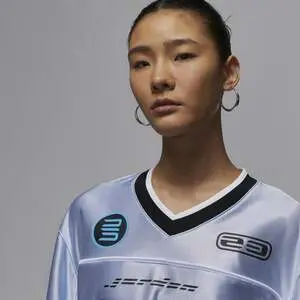 JORDAN Long Sleeve Jersey - Hydrogen Blue