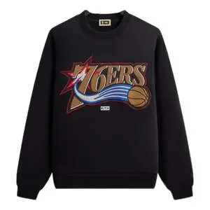 Kith For Nba All-star Philadelphia 76ers Nelson Crewneck - Black