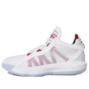 Adidas Dame 6 Gca "dame Time" Athletic Sneakers - White/black/red