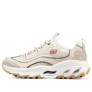 Sketchers Arch Fit Dlites Sneakers - White/brown