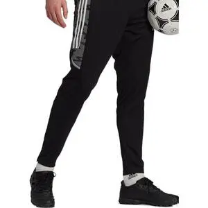 Adidas Solid Color Alphabet Logo Printing Running Training Soccer/football Sports Pants/trousers/joggers Black