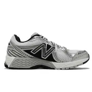 NEW BALANCE 860v2 Lace-up Sneakers - White Silver