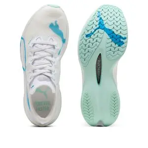 PUMA Deviate Nitro 3 Athletic Sneakers - White/blue