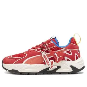 PUMA Joshua Vides X Scuderia Ferrari X Rs-trck '70s Ferrari Racing Sneakers - Red/white/blue