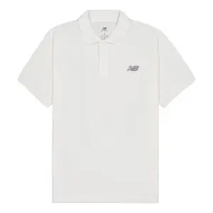 NEW BALANCE Cotton Polo T-shirt Asia Sizing - White