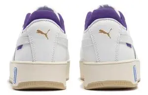 PUMA Carina Street Low Top Sneakers - White/purple