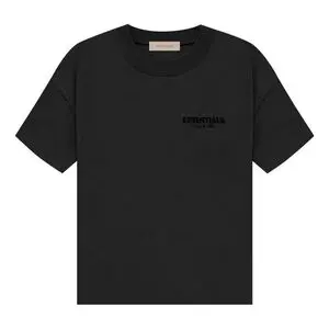 Fear Of God Ss22 Logo Tee 'stretch Limo - Black