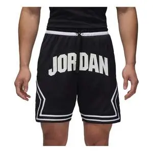 JORDAN Sport Dri-fit Diamond Basketball Shorts - Black/white/black