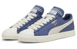 PUMA Clyde X Rhuigi "inky Blue" Sneakers - Pristine/pristine/inky Blue