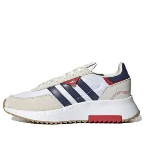 Adidas Retropy F2 Lace Up Sneakers - White/blue