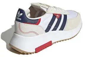 Adidas Retropy F2 Lace Up Sneakers - White/blue