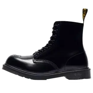 Dr. Martens Analine Leather Steel Toe Lace Up Boots