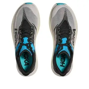 Hoka One One Rocket X 3 Athletic Sneakers - White/black