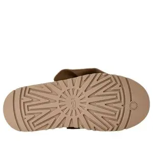 UGG Platform Slip-on Slipper With Bow Detailing