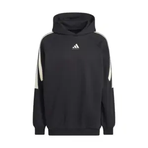 Adidas Basketball 3-stripes Fleece Hoodie - Black