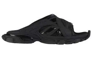Balenciaga Track Slide Sandal - Black