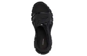 Balenciaga Track Slide Sandal - Black