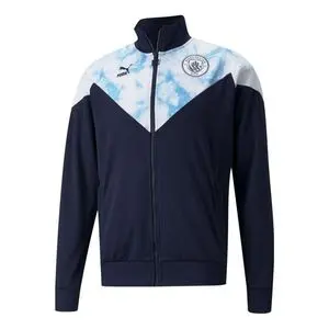PUMA Mcfc Iconic Mcs Mesh Track Jacket - Blue