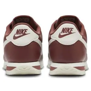 Nike Cortez Leather Low Top Sneakers - Red Sepia/black/sail
