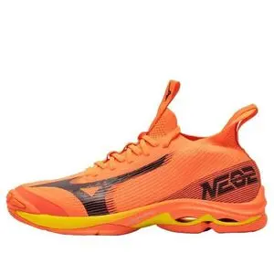 Mizuno Wave Lightning Neo 2 Athletic Sneakers - Neon Flame/black/volt 2