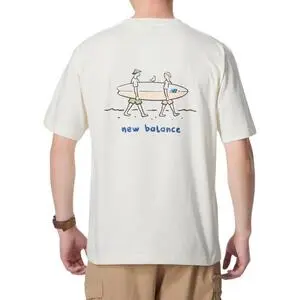 NEW BALANCE Graphic T-shirt - Ivory