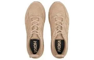 Hoka One One Clifton L Suede Sneakers - Shifting Sand/dune