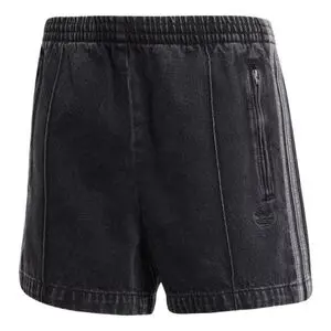 Adidas Adicolor Denim Firebird Shorts - Black