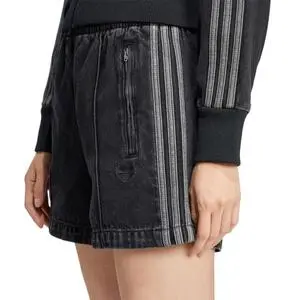 Adidas Adicolor Denim Firebird Shorts - Black