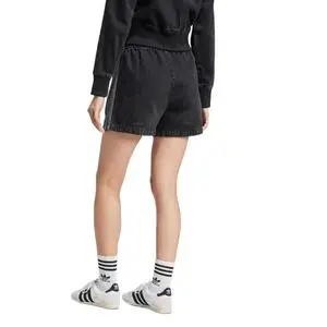 Adidas Adicolor Denim Firebird Shorts - Black