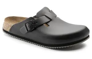 BIRKENSTOCK Boston Super Grip Clogs - Black