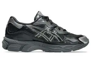 Asics X Kicki Yang Zhang Gel-nyc "silver Toe Black" Sneakers - Black/silver
