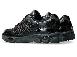 Asics X Kicki Yang Zhang Gel-nyc "silver Toe Black" Sneakers - Black/silver