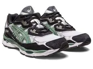 Asics Gel-nyc Athletic Sneakers - White/black/green