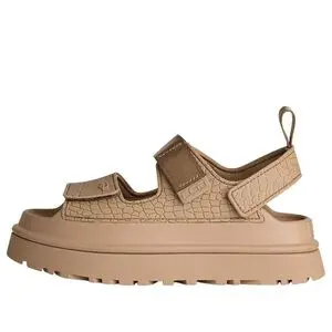 UGG Goldenglow Embossed Sandals - Mustard Seed