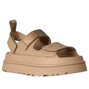 UGG Goldenglow Embossed Sandals - Mustard Seed