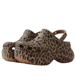 CROCS Bae Animal Clog Leopard Print