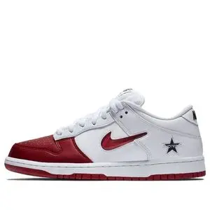 Nike X Supreme Sb Dunk Low Varsity Red