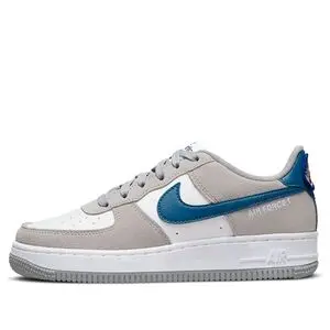 Nike Force 1 Low Athletic Club Sneakers - White/grey/blue