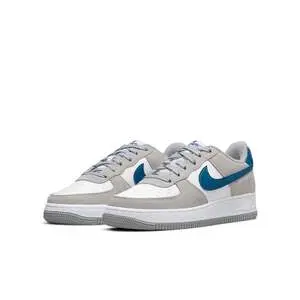 Nike Force 1 Low Athletic Club Sneakers - White/grey/blue