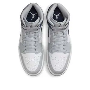 JORDAN 1 Mid Dq8426-104 - Grey/navy