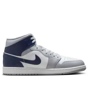 JORDAN 1 Mid Dq8426-104 - Grey/navy