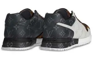LOUIS VUITTON Run Away Sneakers - White/brown/black