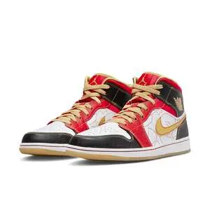 JORDAN Air 1 Mid Se Gc "xq 2022" Sneakers - White/red