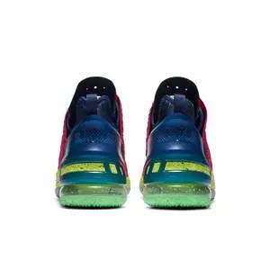 Nike Lebron 18 'los Angeles Night' Basketball Sneakers - Pink/yellow/blue