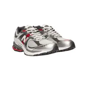 NEW BALANCE 2002r "silver Metallic Team Red - White/gray/red
