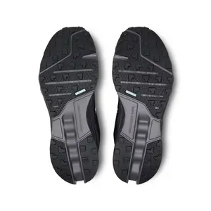 On Cloudsurfer Trail Waterproof Athletic Shoes - Black