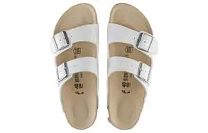 BIRKENSTOCK Arizona Birko Flor Sandals - White