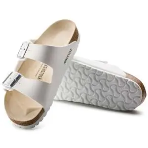 BIRKENSTOCK Arizona Birko Flor Sandals - White